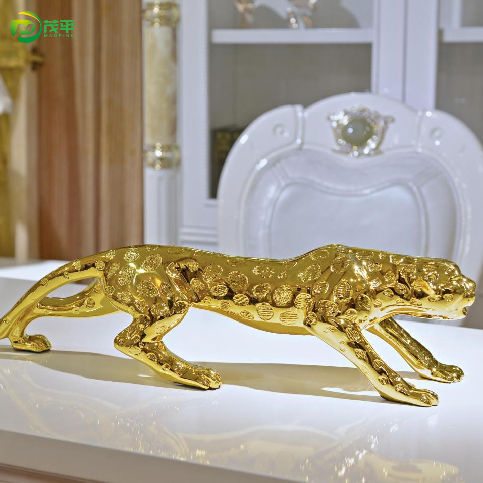 Resin leopard sculpture – maoping sculpture Customization